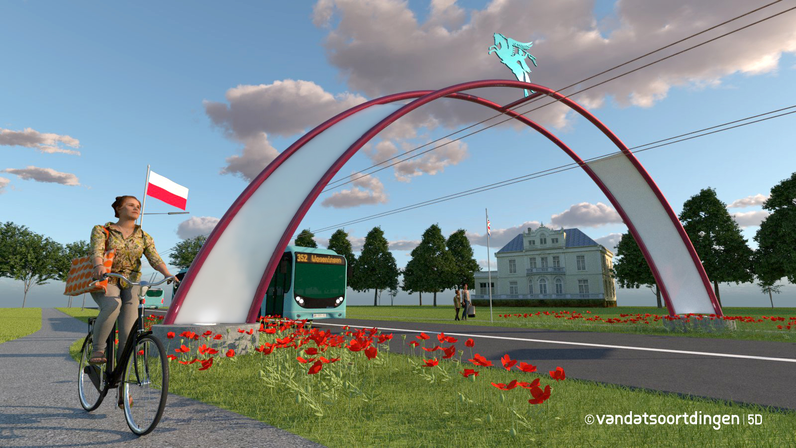 Airborne Ereboog, Oosterbeek - Vandatsoortdingen